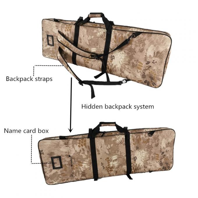 Oem Waterproof Tactical Gun Bag Padded Pistol With Adjustable Velcro Ties